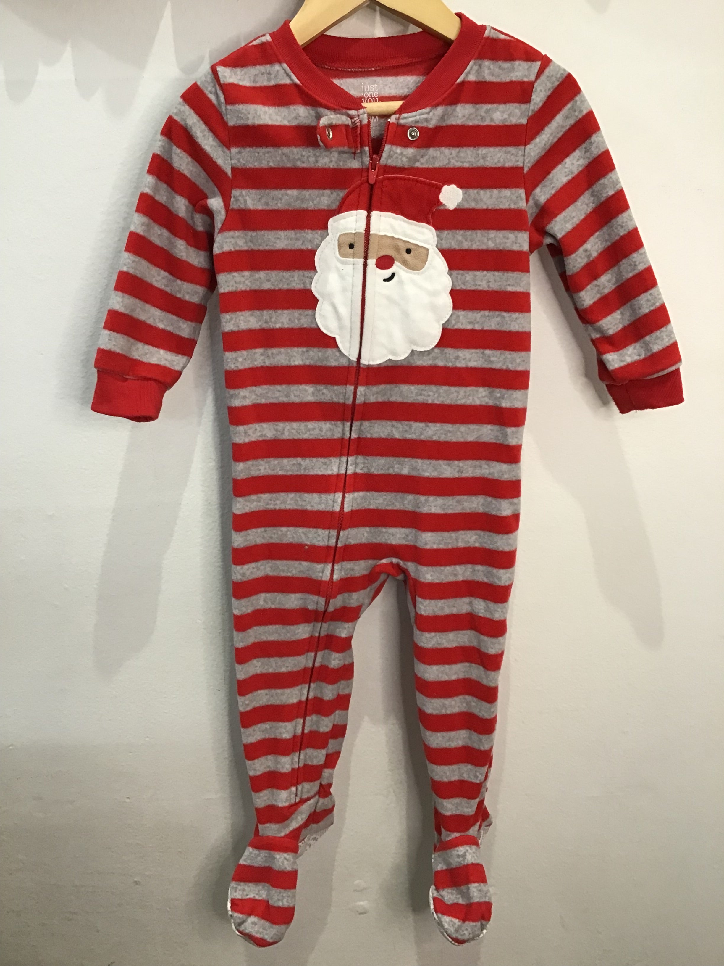 Stripe Santa sleeper 18m – Canopy Kids